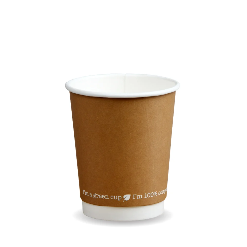 BioPak double wall paper coffee cups